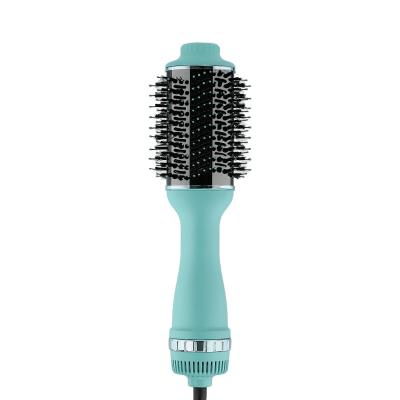 China 3 In 1 Gorgeous Hot Air Straightening Brush Volumizer With Customized Logo for sale