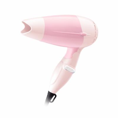 China Mini Size Travel Blow Dryer Folding Handle Compact Ionic Hair Dryer Blower for sale