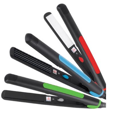 China PTC Heating Element Titanium Tools Flat Iron For Curly Hair Straight Hair for sale