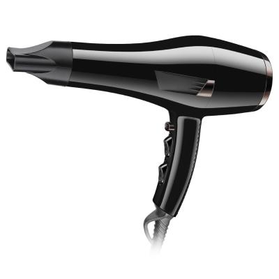 China Black Plastic Professional AC Hair Dryer With Far Infrared Ionic Function for sale