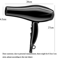 China Ionic Electric Low Radiation Hair Dryer , 2400 Watt Hair Dryer Commercial 110V 240V for sale