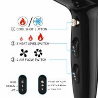 China Ionic Hair Dryer Electric Ionic Hair Dryer With Long Life DC Motor for sale