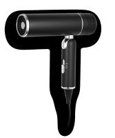 China 1600W DC Motor Small Foldable Hair Dryer With Ionic Function for sale