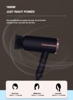 China Profeesional Tourmaline Hair Dryer , DC Motor Negative Ionic Blow Dryer for sale