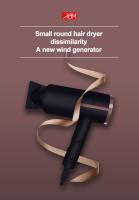 China Profeesional Tourmaline Hair Dryer , DC Motor Negative Ionic Blow Dryer for sale
