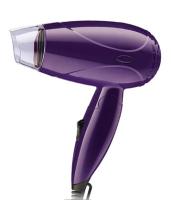China Foldable Handle Compact Hair Dryers With Hanging Loop And 2 Heat Settings for sale