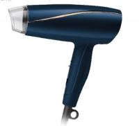 China Small Plastic 1.2kw Travel Size Hair Dryer With Hanging Loop And 2 Heat Settings for sale