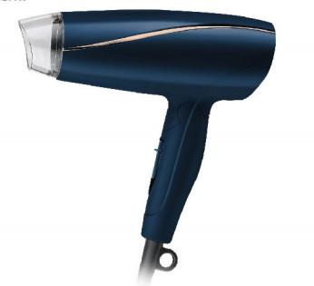 China Small Plastic 1.2kw Travel Size Hair Dryer With Hanging Loop And 2 Heat Settings for sale
