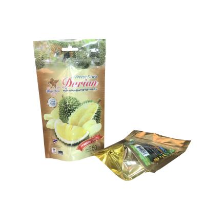 China Custom printed stand up zip lock aluminum foil packaging bag for sale