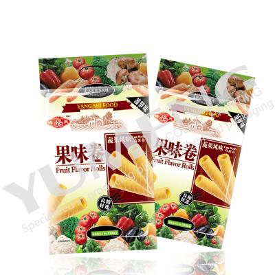 China Child Resistant food grade potato chips/biscuits/chocolate/samosa candy plastic packaging bags for sale