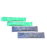 China Custom printing single serve plastic superfood protein powder oat bar mini bag sachet packaging film for sale