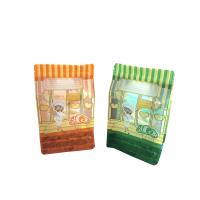 China matte plastic bag christmas food packaging with window for candy cookie for sale