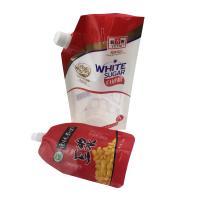 China Customized Print Spout Pouch Juice Bag Liquid Stand Up Spout Pouch With Corner Spout for sale