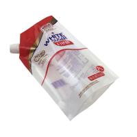 China 500ml 1L, 2L Clear Stand Up Spout Pouch And Plastic Packing Bag For Cooking Oil/ Essential Oil/ Liquid Soap Free Similar Sample for sale