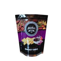 China Customized printed ziplock plastic popcorn chips BBQ edibles Cbd gummy bears candy packaging bags for sale
