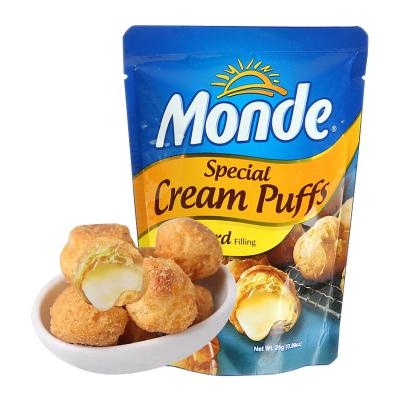 China Food Grade Stand Up Foil Flat Bottom Bag For Nuts Chocolate Dried Plum Biscuits Packaging Pouch for sale