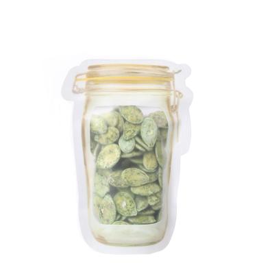 China Custom Printed Cbd Gummy Candy Packaging Plastic Bag For Gummy Bear Packaging With Ziplock for sale