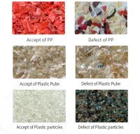 China Two Layer 4 Chutes Automatic Pe Pvc Abs Hdpe Ldpe Plastic Color Sorter Machine for sale