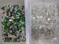 China Optical Two Layer Glass Sorting Machine For Mixed Colored Brown Blue Glass for sale