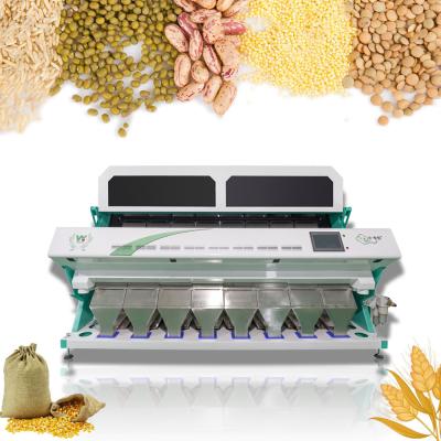 China Hot new 8 Chute CCD Color Sorter Best Sale Grain Color Sorter Machine For rice Color Sorting for sale