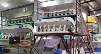 China Nir Plastic Color Sorting Machine PCB Plastic Pellet Color Sorter With CCD Camera And Led Light for sale