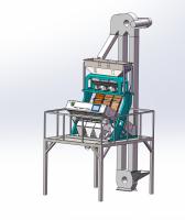 China Juniper Color Sorter with 5400 Toshiba Camera 3-5Ton/hour Sorting Weight and Metal Ejector from WENYAO for sale