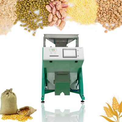 China Wenyao 600-1200kg/H 1 Chute Coffee Beans Rice Garin Color Sorting Optical Cereal Color Sorter Machine for sale