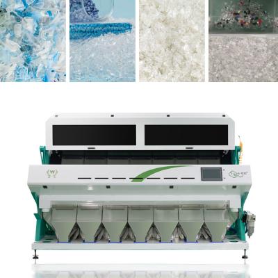 China Industrial PET Bottle PCB PE Plastic Color Sorting Machine Waste Plastic Recycling Machine for sale