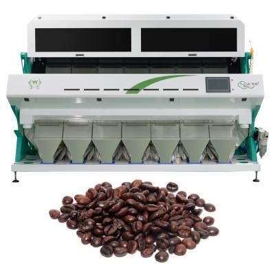 China Wenyao 7 Chute Manufacturer Color Sorting Machine Coffee Bean Color Sorter Equipment for sale