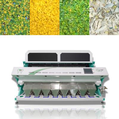 China Wenyao 8 Chute High Sorting Accuracy Color Sorting Machine Recycled Plastic Color Sorter for sale