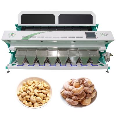 China Cashew Nut Color Sorting Machine CCD Camera Intelligent Color Sorter For Nuts Beans for sale