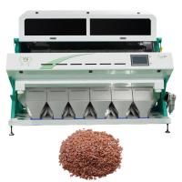 China Intelligent CCD Camera Color Sorter 6 Chute Flax Seeds Color Sorting Machine for sale