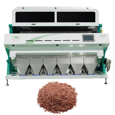 China Intelligent CCD Camera Color Sorter 6 Chute Flax Seeds Color Sorting Machine for sale