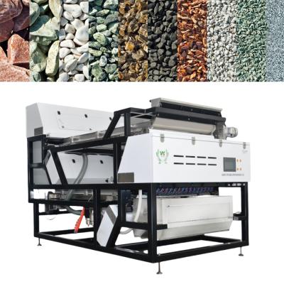 China High Capacity Wenyao Double Layer Belt Dry and Wet Ore Stone Mineral Color Sorter Machine with Ejector SMC 16 Holes Nozzles for sale