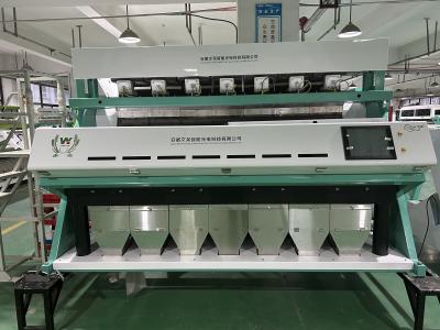 China 7 chute  CCD  Grain Nut Bean Cashew Nut  Colour Sorter RGB Rice Color Sorting Machine for sale