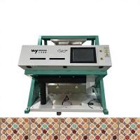 China WENYAO High Precision 2 Channel Nut Color Sorter Remove Moldy Rotten Shell Impurity for All Kinds Nuts Processing for sale