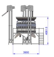 China 240V 50Hz MultiFunction Mung Bean Color Sorter Machine 7 Chutes for sale