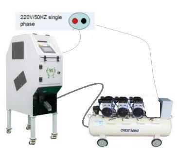 China 500 Kg Per Hour Mini Coffee Bean Color Sorter Machine With 32 Channels for sale