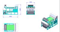 China Double Conveyor Belts Plastic Color Sorter Plastic Sorting Machine for sale