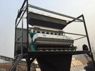 China Parboiled Rice Color Sorter Machine With Metal Ejector for sale