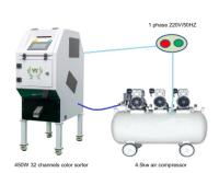 China Multifunction Corn Quinoa Wheat Rice Color Sorter Automatic Computing for sale