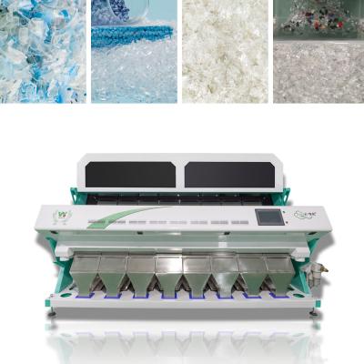 China Wenyao PET PVC PP HDPE PS Plastic Color Sorter 8 Chutes 512 Channels for sale