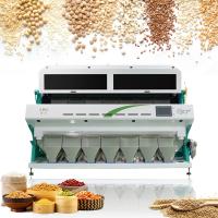 China Automatic 7 Chutes Farm Processing Line Used Wheat Barley Color Sorting Machine With Toshiba Camera for sale
