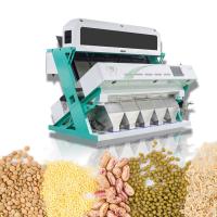China LED Optical Vegetable Sorting Machine 2 - 6T/H Throughput for sale