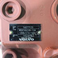 China Volvo EC240D Excavator Rotary Hydraulic Swing Motor M5X180CHB 80kg 60cm for sale