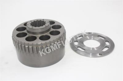 China Kawasaki KPM M2X120 M2X146 Swing Motor Hydraulic Cylinder Block Excavator Parts 100% New for sale