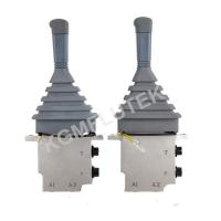 China Rubber Steel Excavator Joystick Handle Universal Hydraulic Pilot Control Joystick for sale