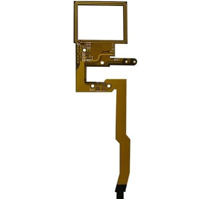 China Durable Flexible PCB Assembly 2 Layers Yellow+Black Couver Film for sale