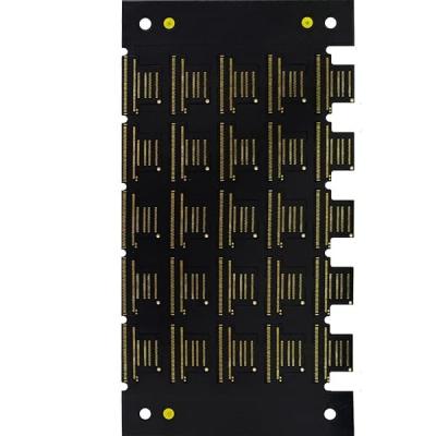 China ENIG 2 Layer Flex PCB 1oz PCB 0.2mm Black Solder Mask & No Silkscreen for sale