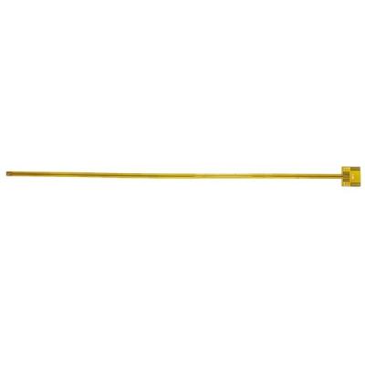 China 0.2mm Thin Flexible PCB  Yellow Solder Mask 1 Layer Printed Circuit Board Flex for sale